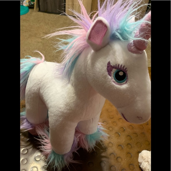 Build-A-Bear | Toys | Buildabear Workshop Rainbow Unicorn Pretty Babw ...